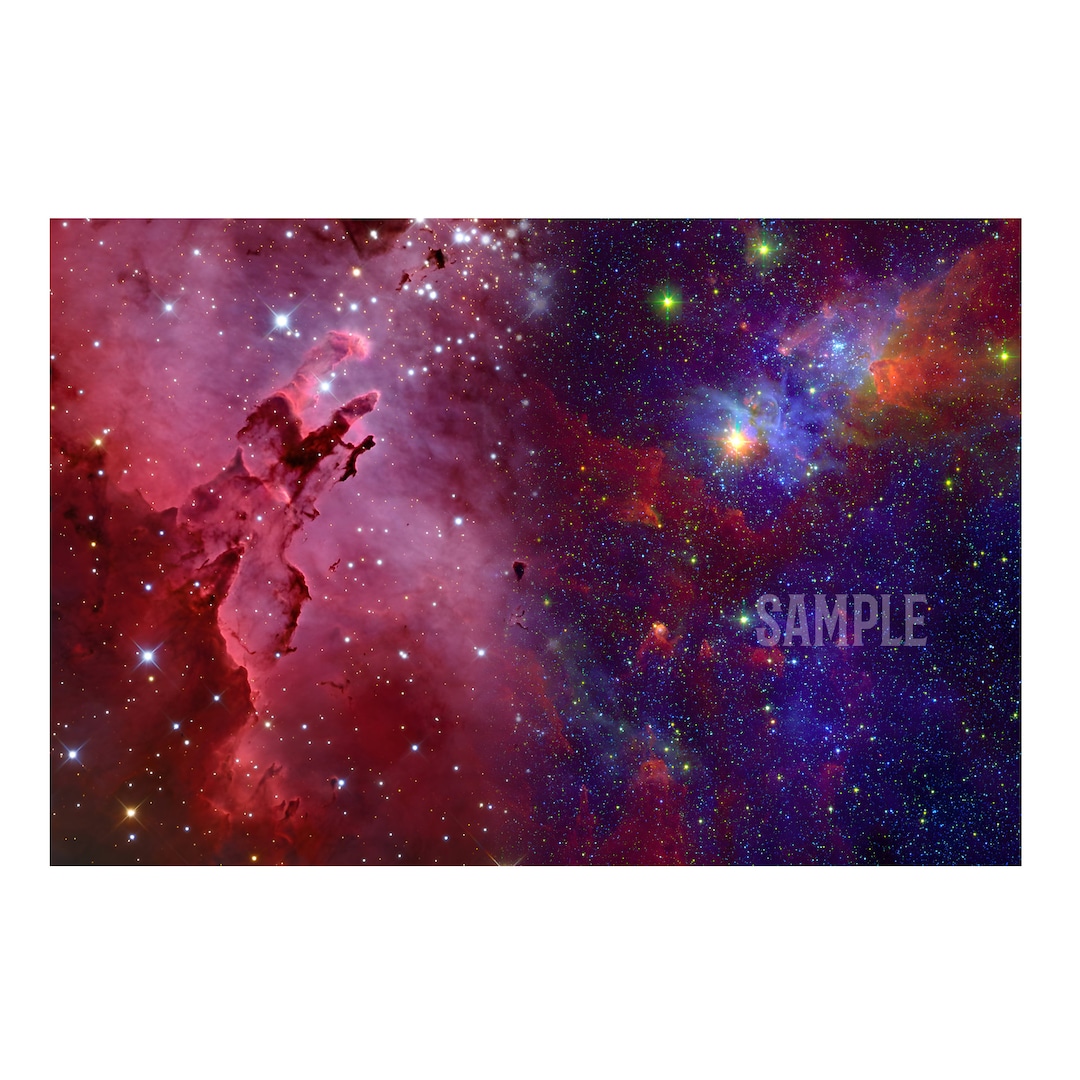 Universe, Galaxy and Space on Canvas Art Print.beautiful Photography of ...