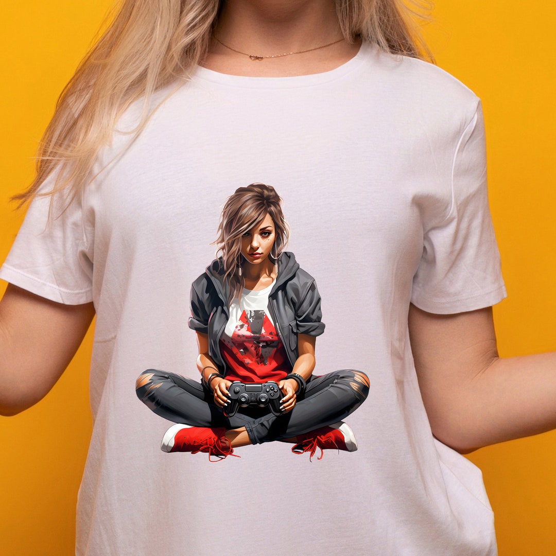 Cool Gamer Girl Tshirt, Gamer Girl Gifts, Cute Mother's Day T Shirt ...