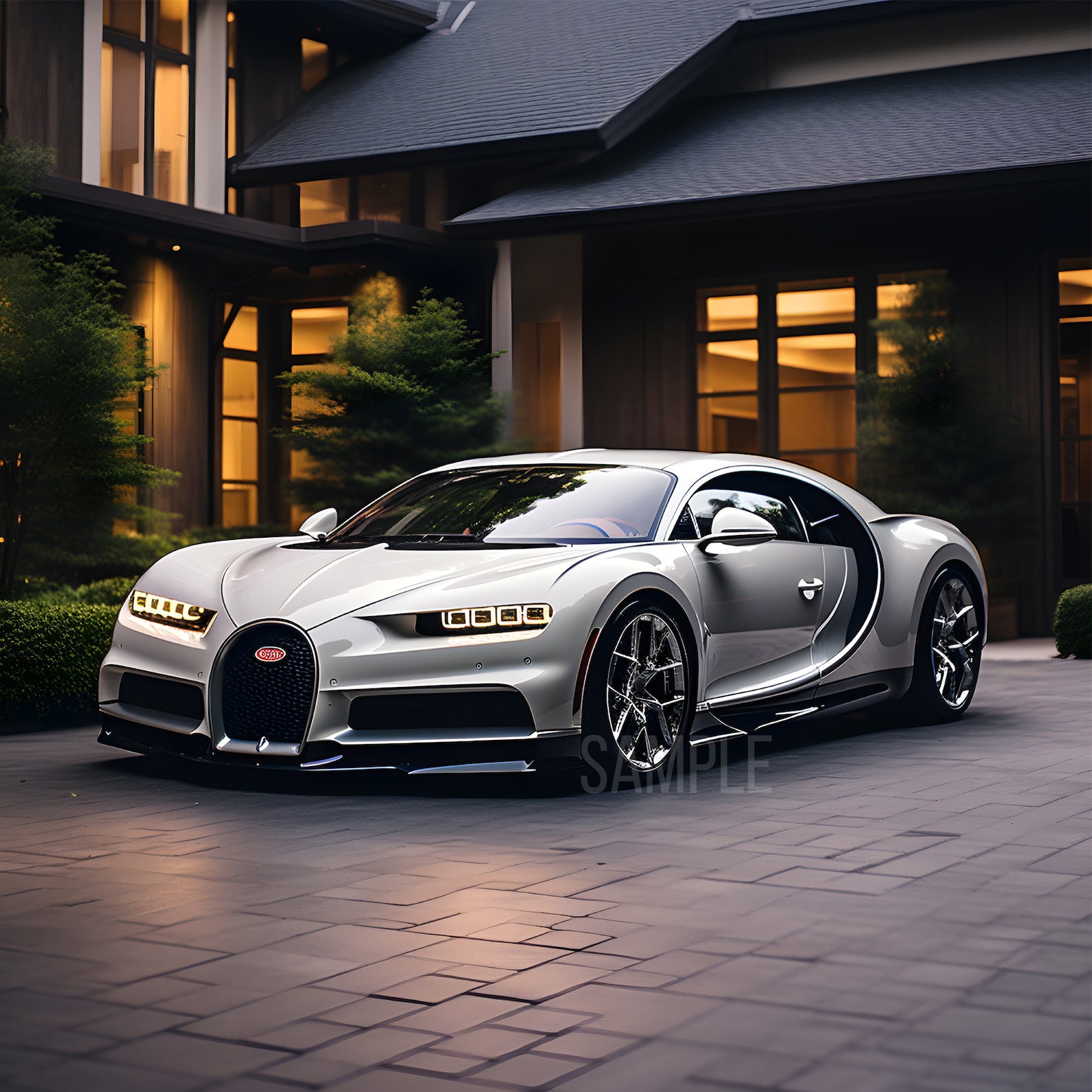 Bugatti Chiron Digital Download Wall Art. Bugatti Chiron Super Car ...
