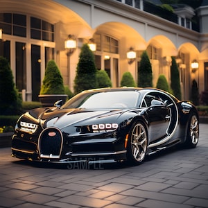 Bugatti Chiron Digital Download Wall Art. Bugatti Chiron Super Car ...