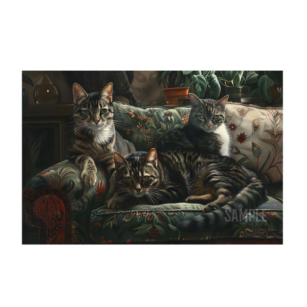 Gathering of 9 Koi Fish in Clear Pond on Front Yard on Oil Painting on ...