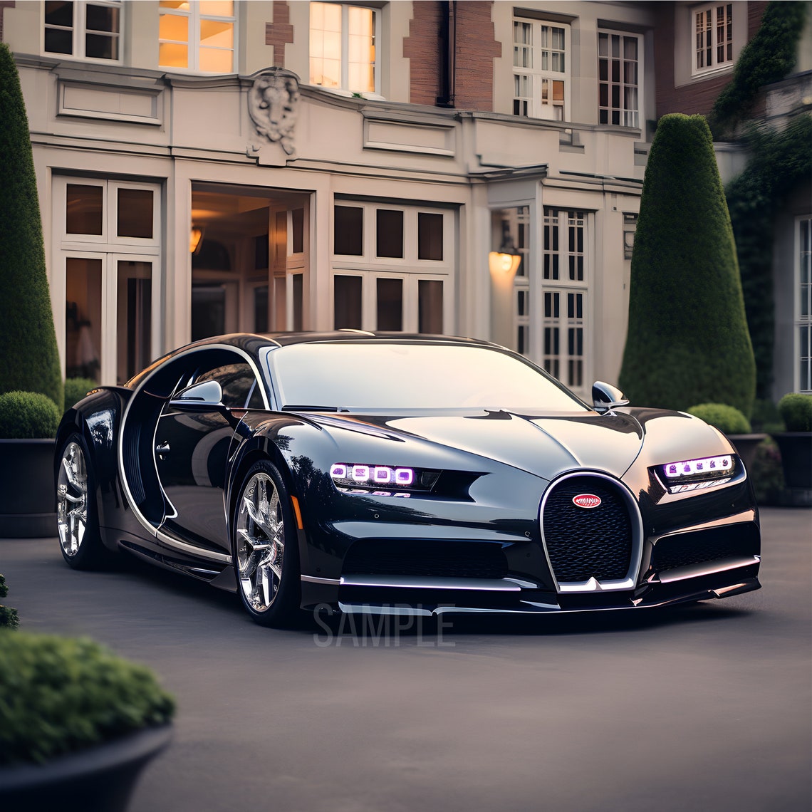 Bugatti Chiron Digital Download Wall Art. Bugatti Chiron Super Car ...