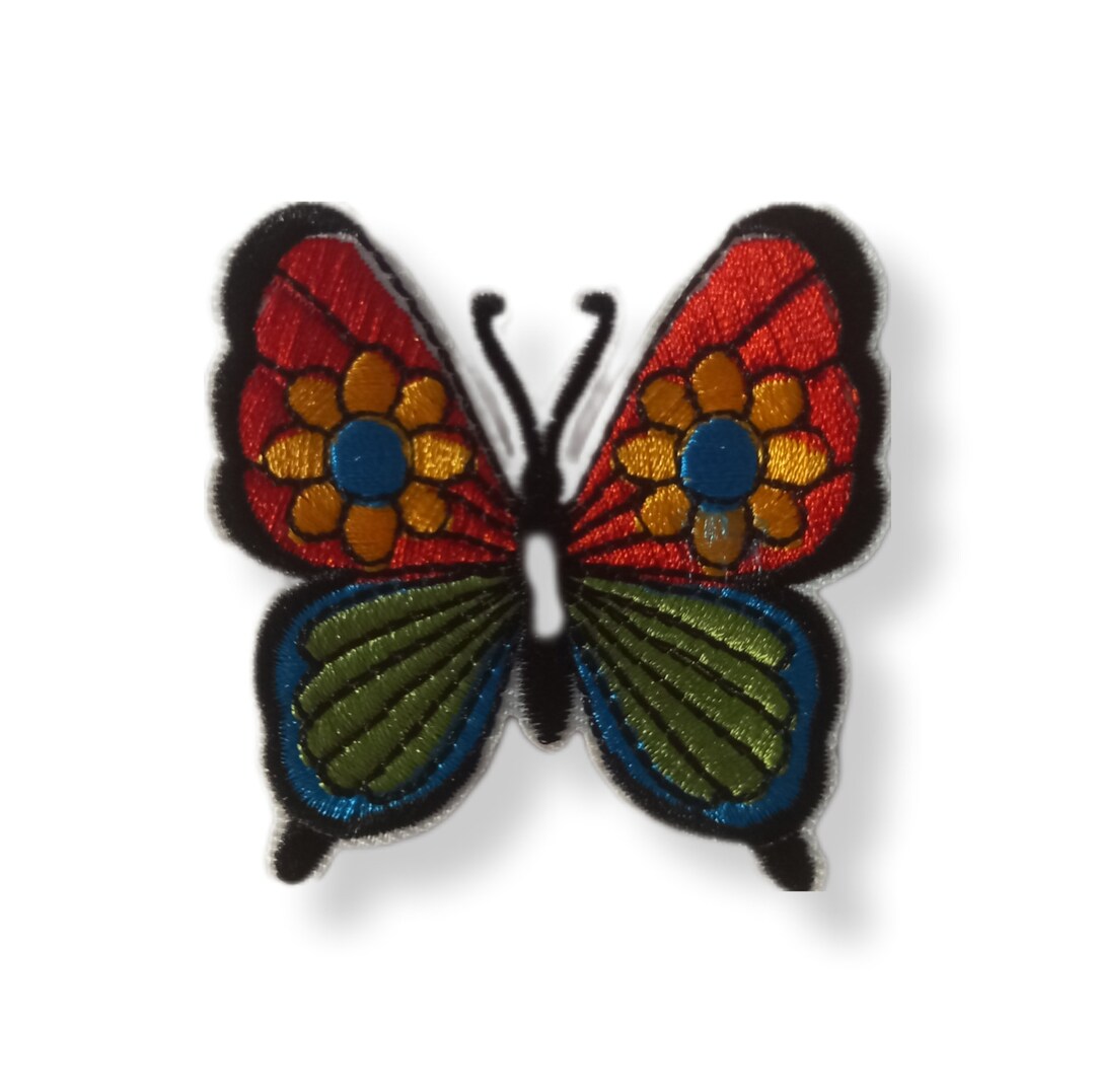 Butterfly, Patch, Crest, Iron-on, Sewing, Butterfly Iron-on Patch - Etsy