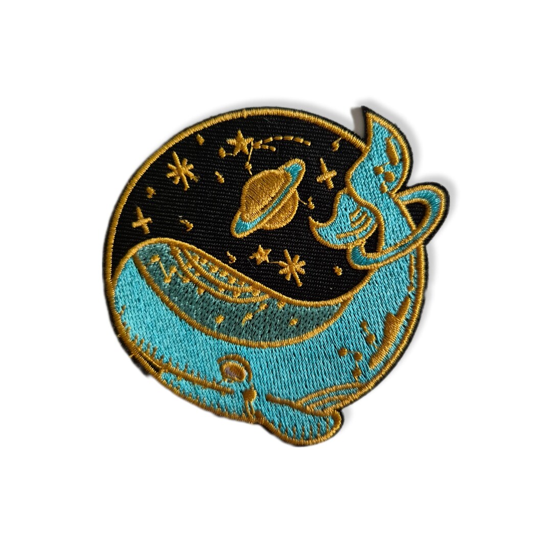 Whale Patch, Whale Badge, Embroidery, Sewing, Whale Iron-on Patch - Etsy