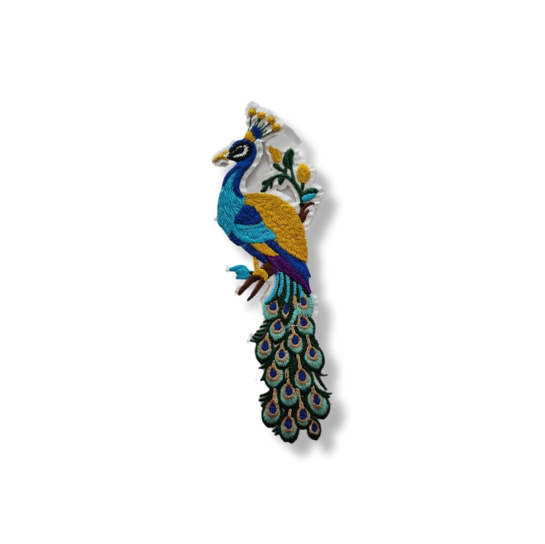 Peacock, Peacock Patch, Peacock Badge, Iron-on, Embroidered, Patches - Etsy