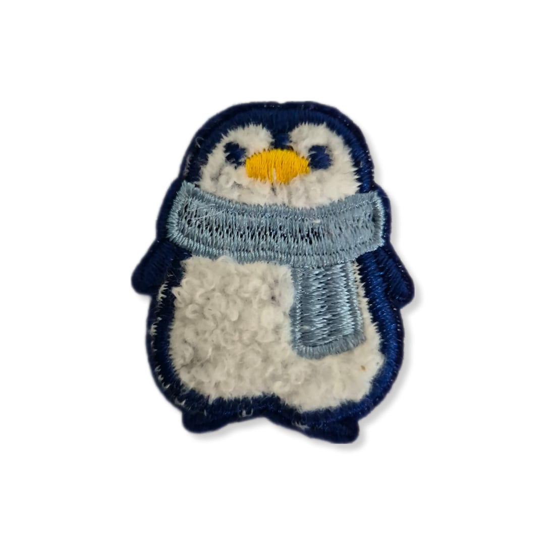 Penguin, Penguin Patch, Penguin Badge, Embroidered, Knitted - Etsy