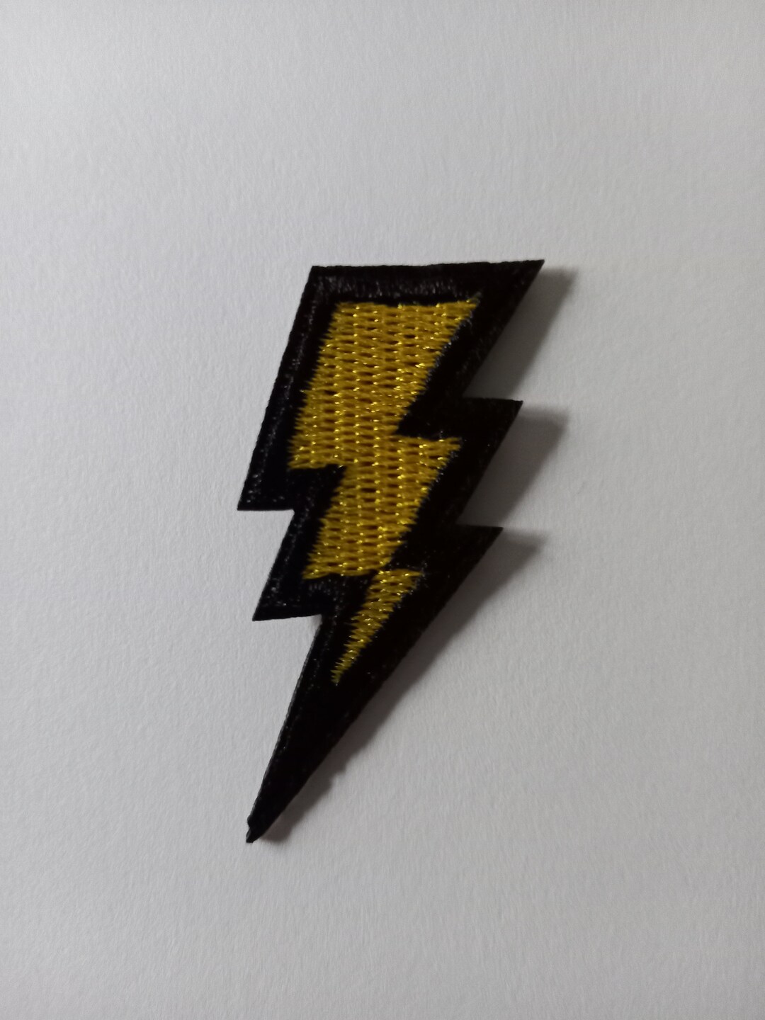 Lightning Bolt Crest Patch Iron-on Sewing Iron-on - Etsy