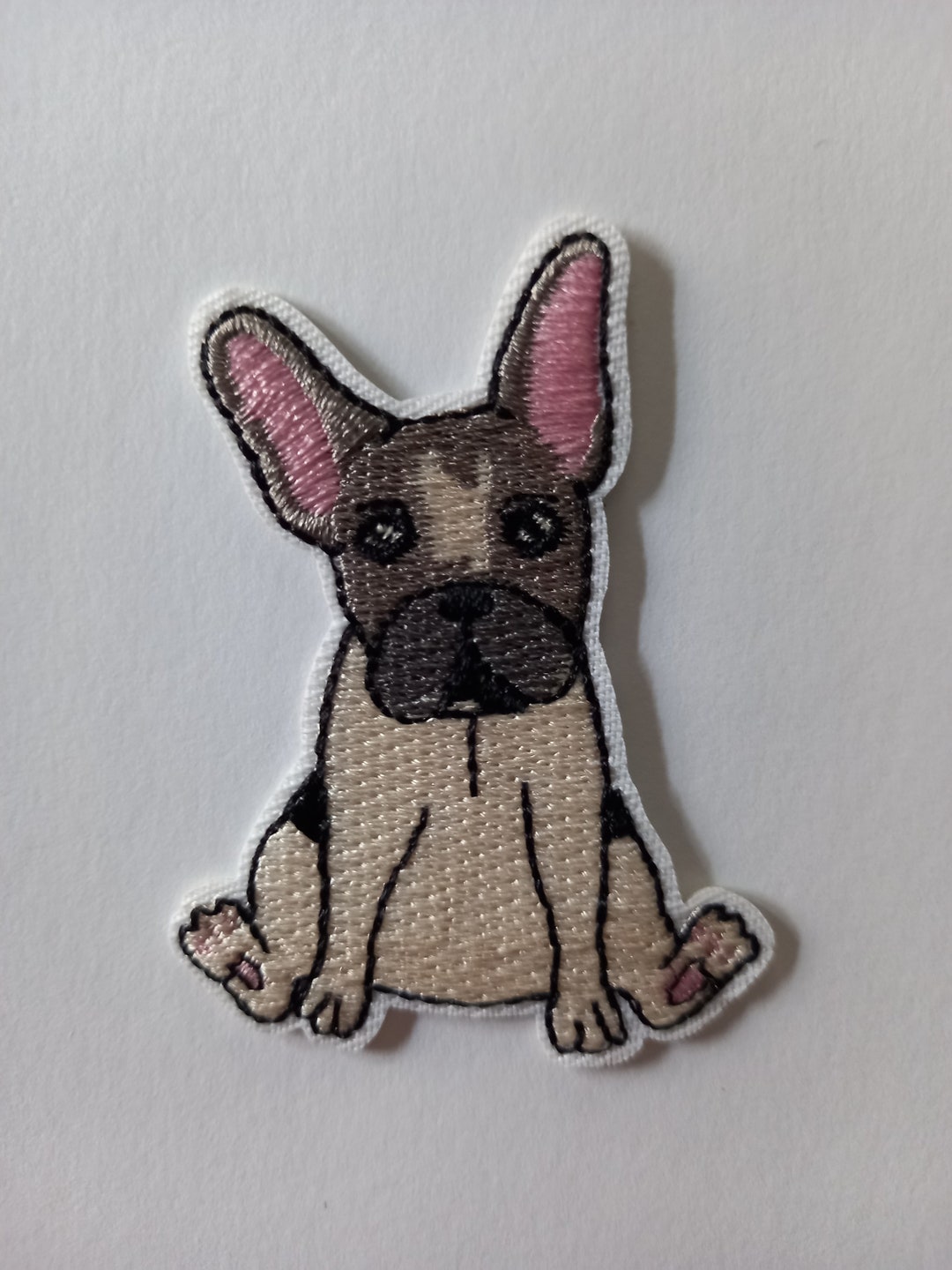French Bulldog Patch Crest Iron-on Sewing Patch on Iron - Etsy