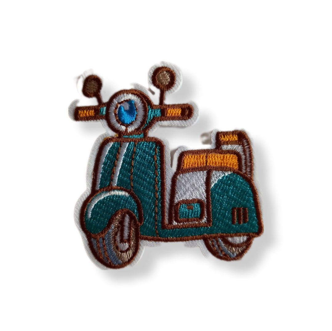 Scooter, Patch, Crest, Iron-on, Sewing, Scooter Iron-on Patch - Etsy