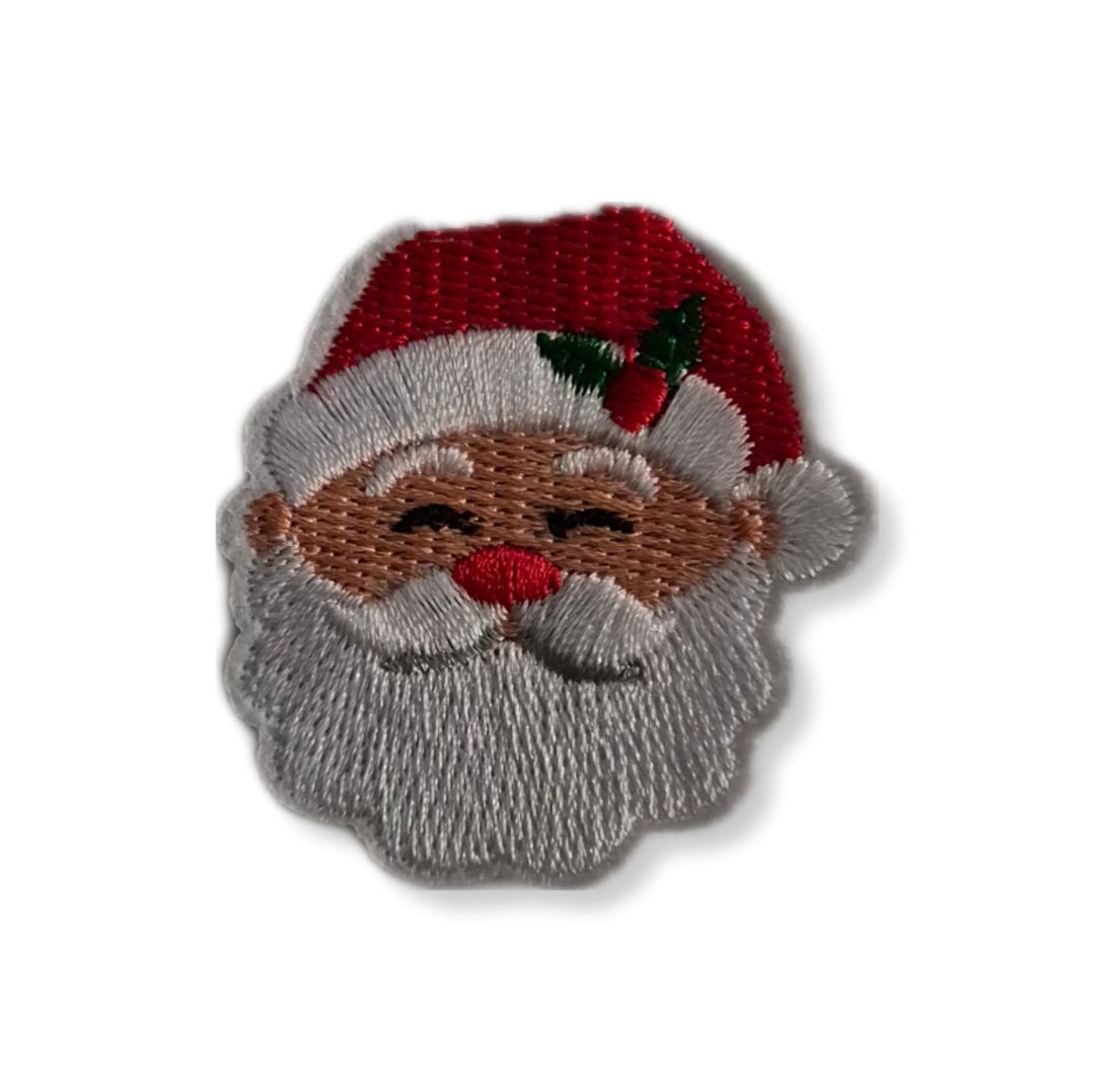 Santa Claus, Santa Claus Patch, Iron-on Patch, Embroidered Patch ...