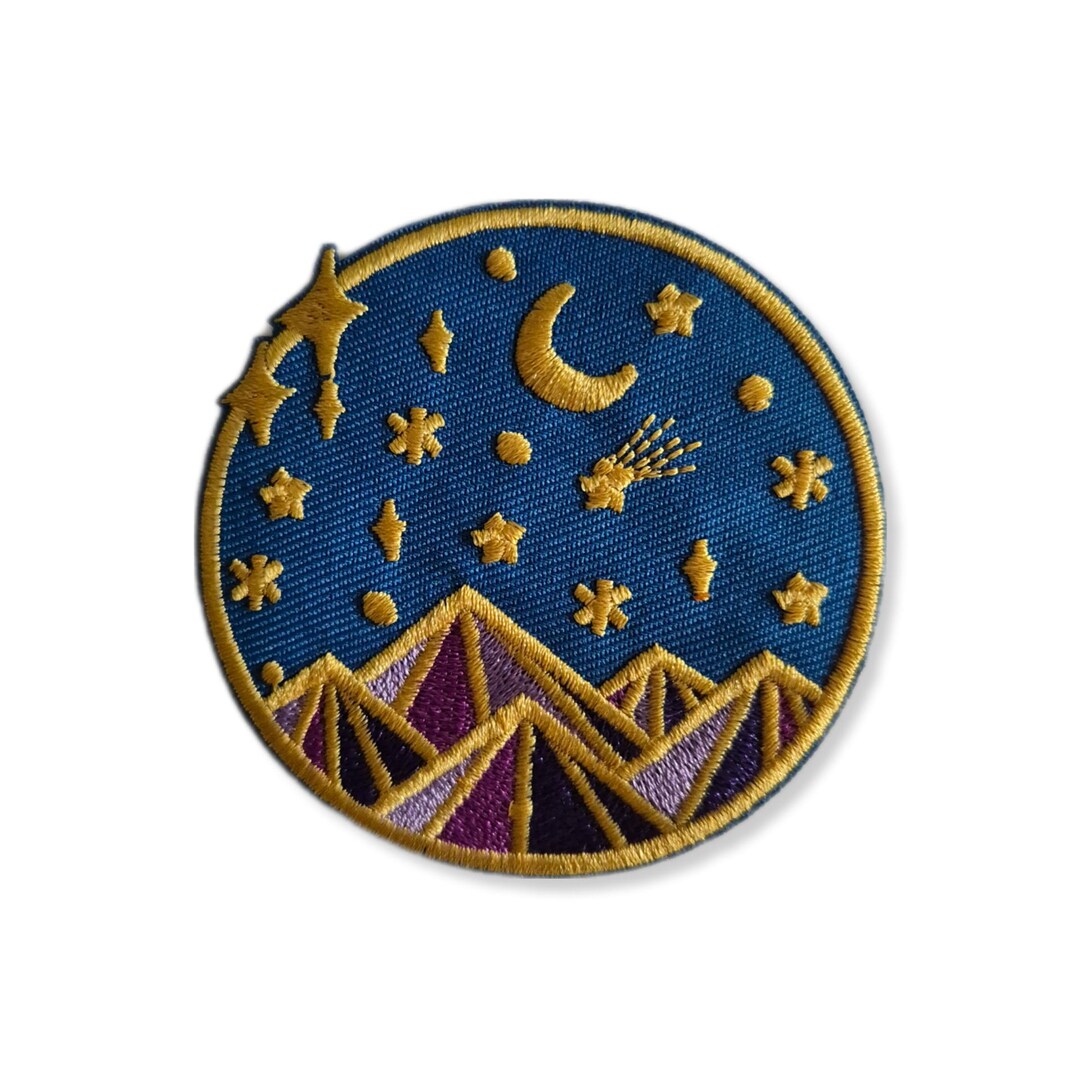 Mountain, Patch, Badge, Iron-on, Embroidered, Mountain Iron-on Patch - Etsy