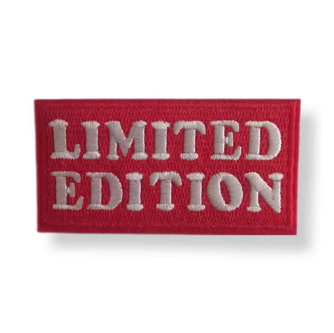 Limited Edition, Patch, Crest, Iron-on, Sewing, Limited Edition Iron-on ...