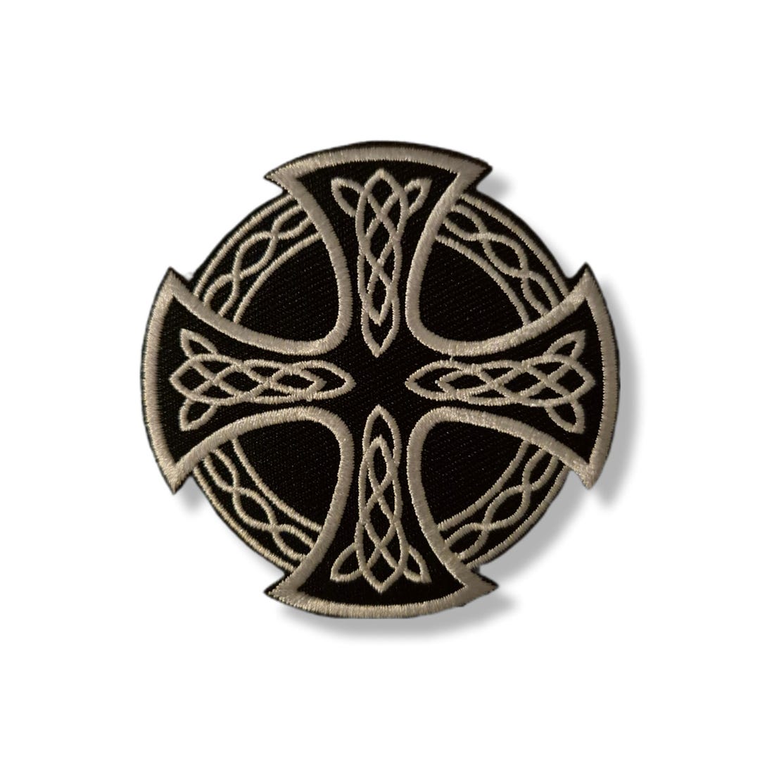 Celtic Cross, Celtic Cross Patch, Iron-on, Embroidered, Patches - Etsy