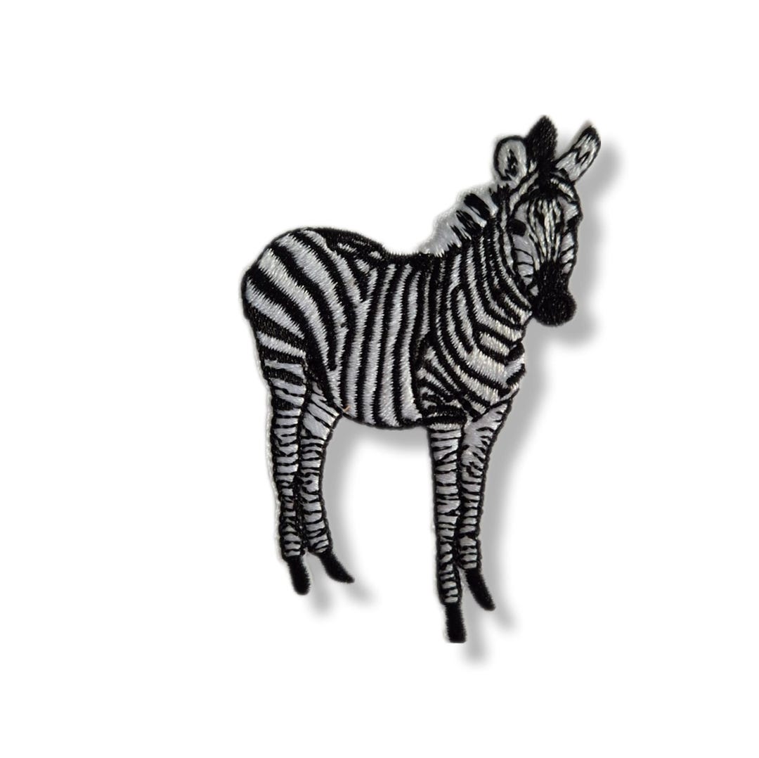 Zebra Patch, Zebra Badge, Embroidery, Sewing, Zebra Iron-on Patch - Etsy