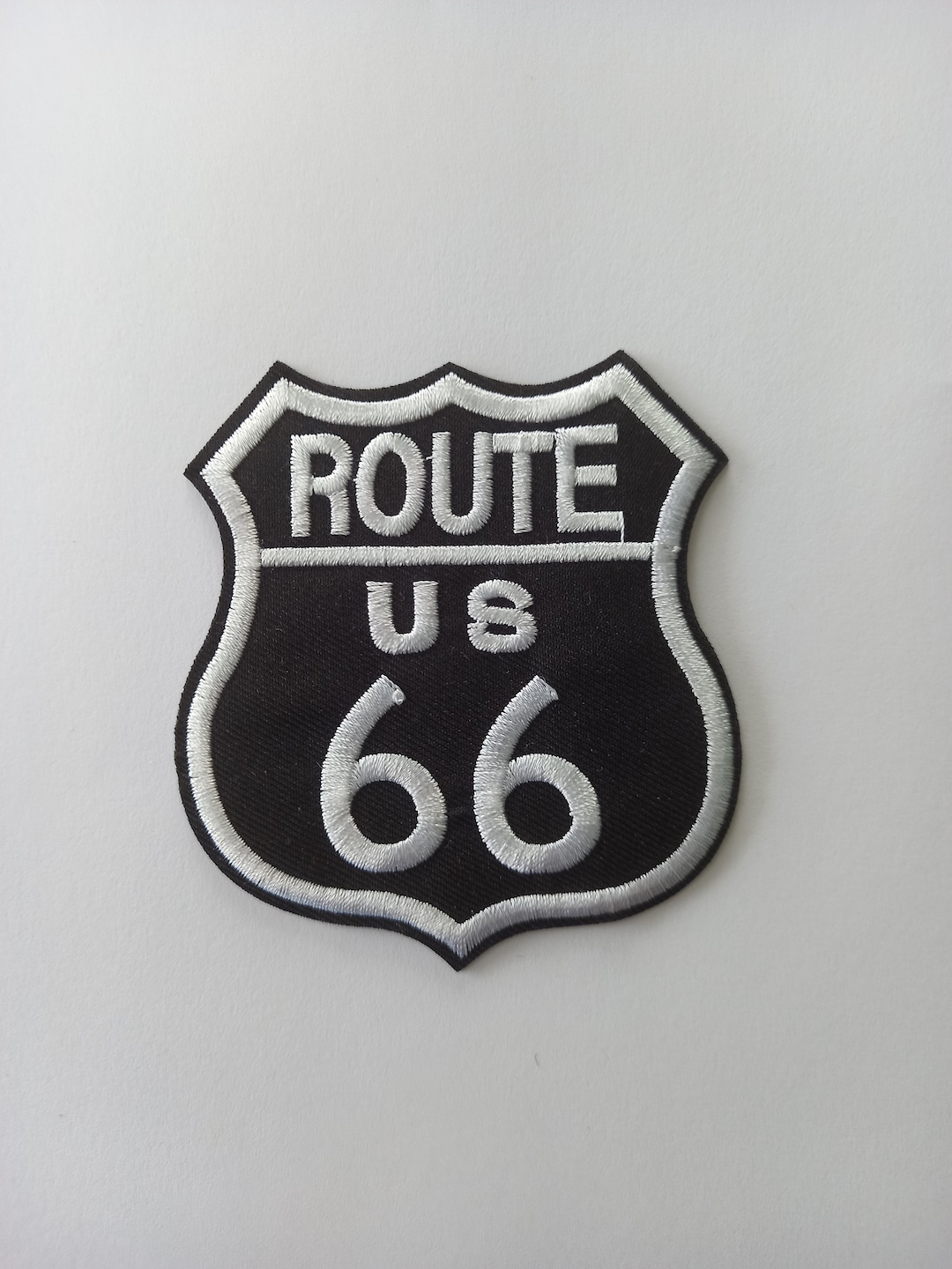 Route 66 Patch Crest Iron-on Sewing Patch on Iron - Etsy