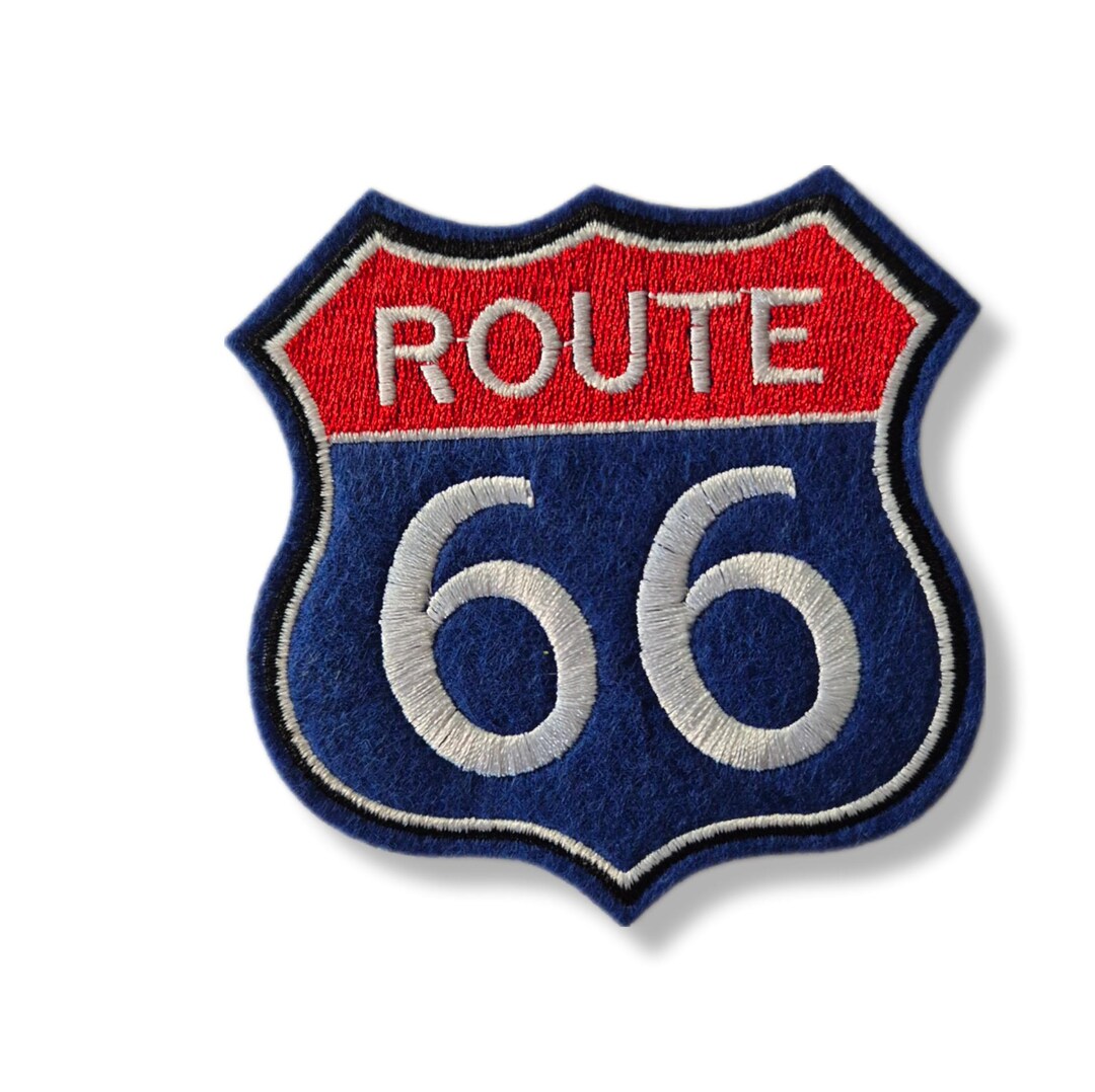 Route 66, Patch, Badge, Embroidered Iron-on, Route 66 Iron-on Patch - Etsy