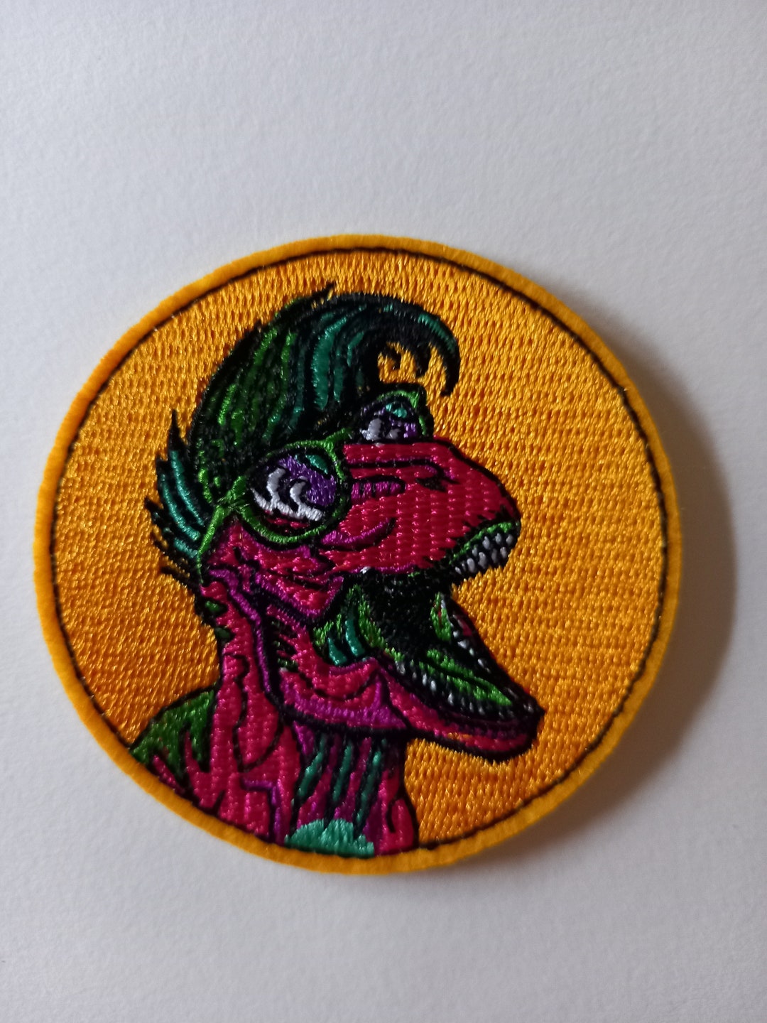 Dinosaur Patch Crest Iron-on Sewing Dinosaur Iron-on - Etsy