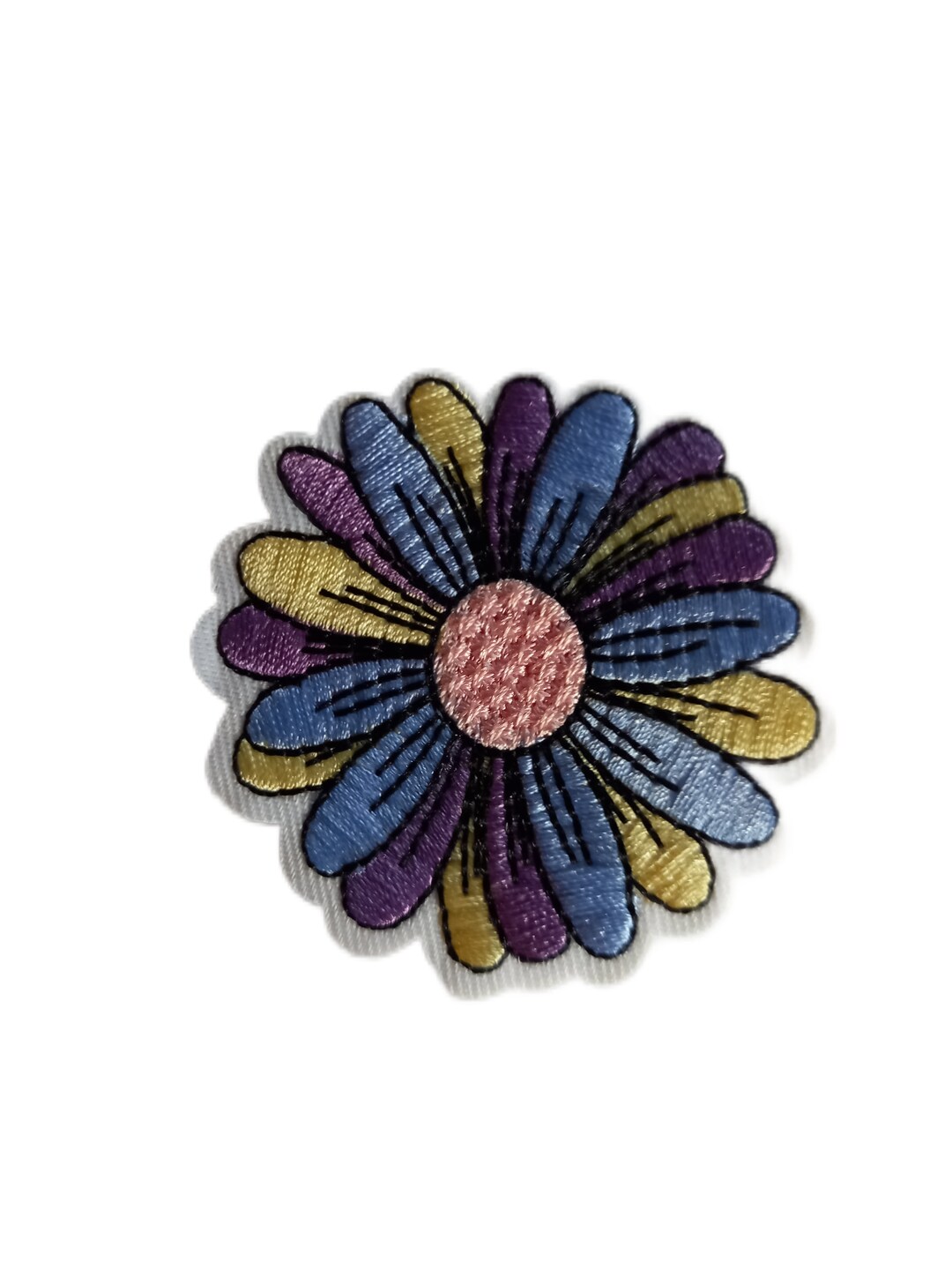 Flower, Patch, Badge, Embroidery, Sewing, Iron-on Flower Patch - Etsy