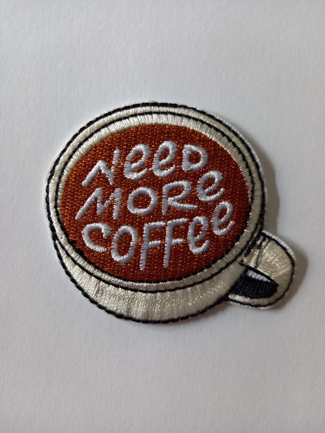 Coffee Patch Crest Iron-on Sewing Coffee Iron-on Patch - Etsy