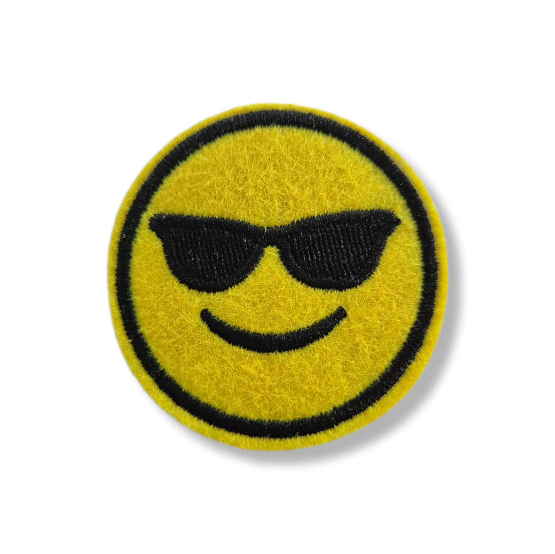 Smiley, Smiley Patch, Smiley Badge, Iron-on, Patches - Etsy