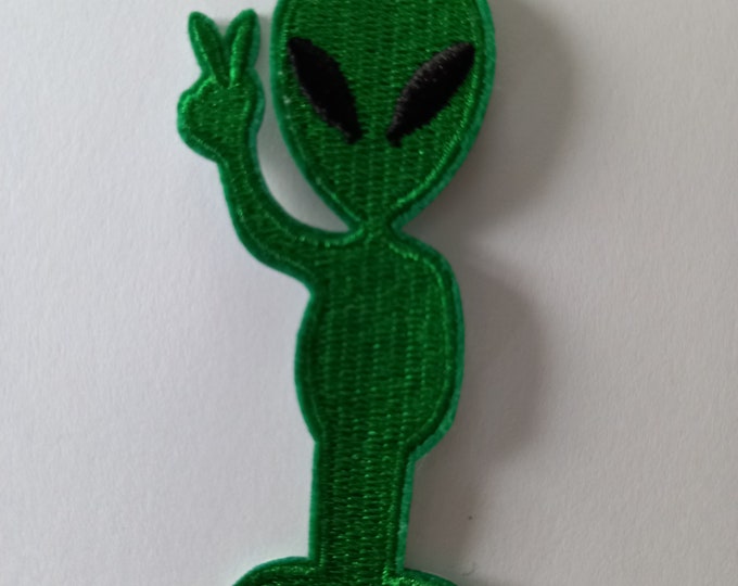Alien, Patch, Crest, Iron-on, Sewing, Alien Iron-on Patch - Etsy