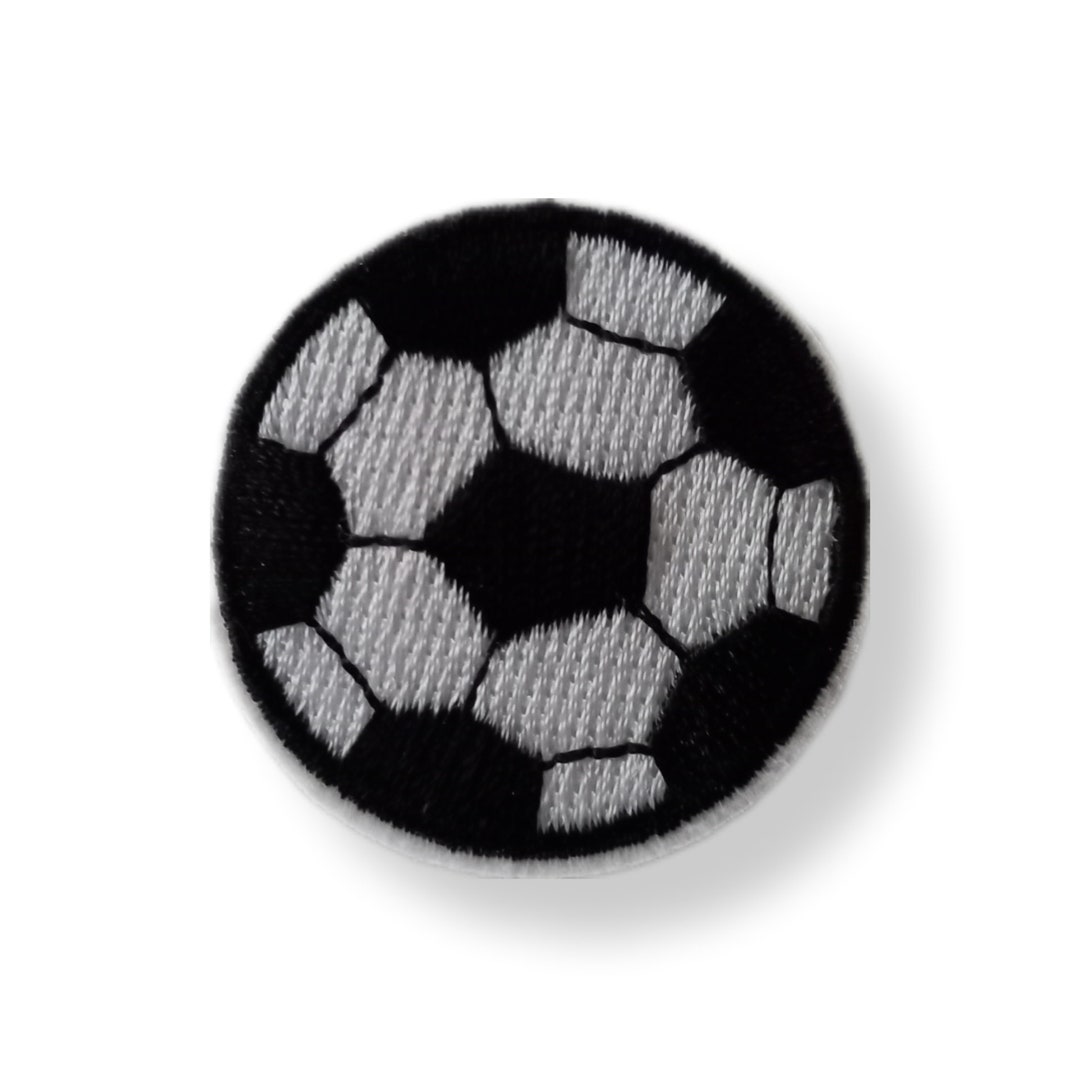 Soccer Ball, Patch, Badge, Iron-on, Embroidered, Soccer Ball Iron-on ...