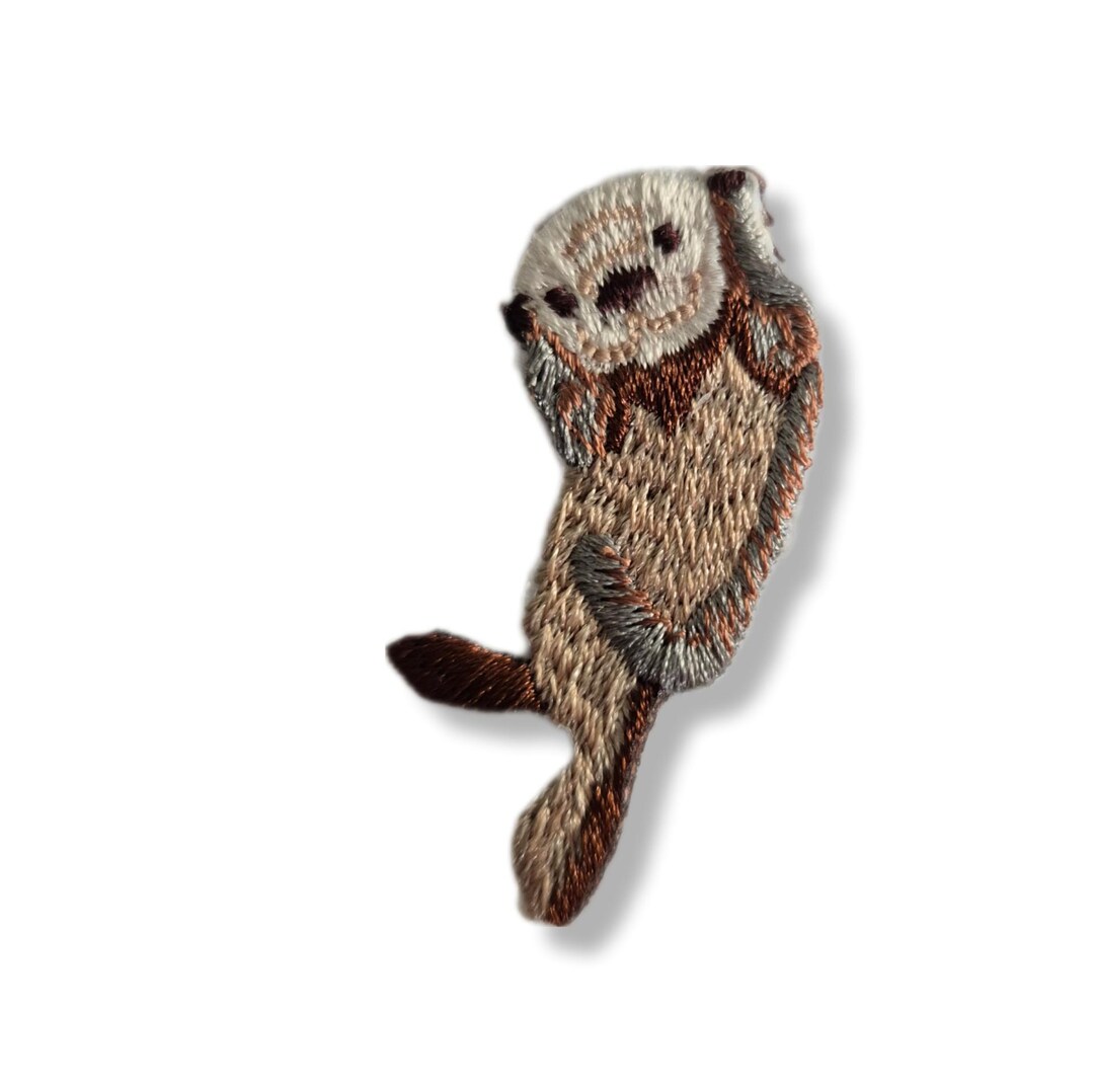 Otter, Patch, Badge, Iron-on, Sewing, Otter Iron-on Patch - Etsy