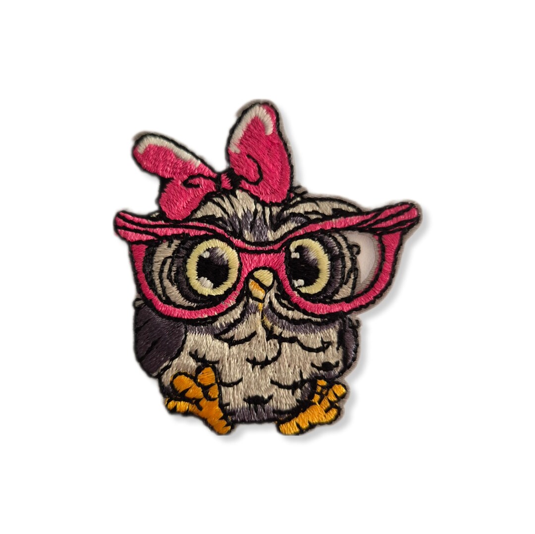 Owl, Patch, Badge, Iron-on, Embroidered, Owl Iron-on Patch - Etsy