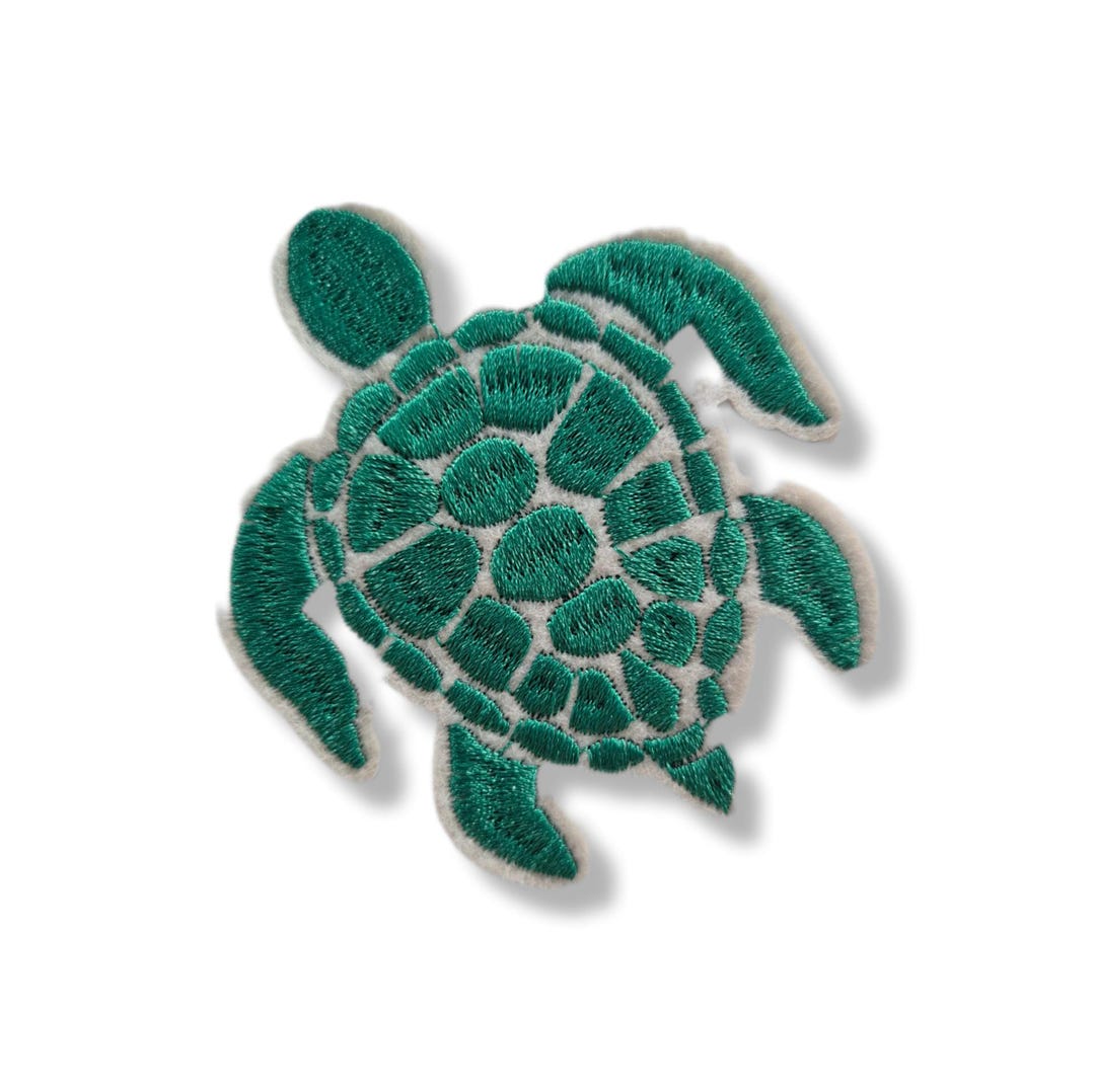 Turtle, Turtle Patch, Turtle Badge, Iron-on, Embroidered - Etsy