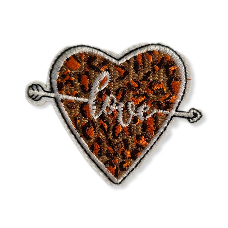 Heart Iron on Patch - Etsy