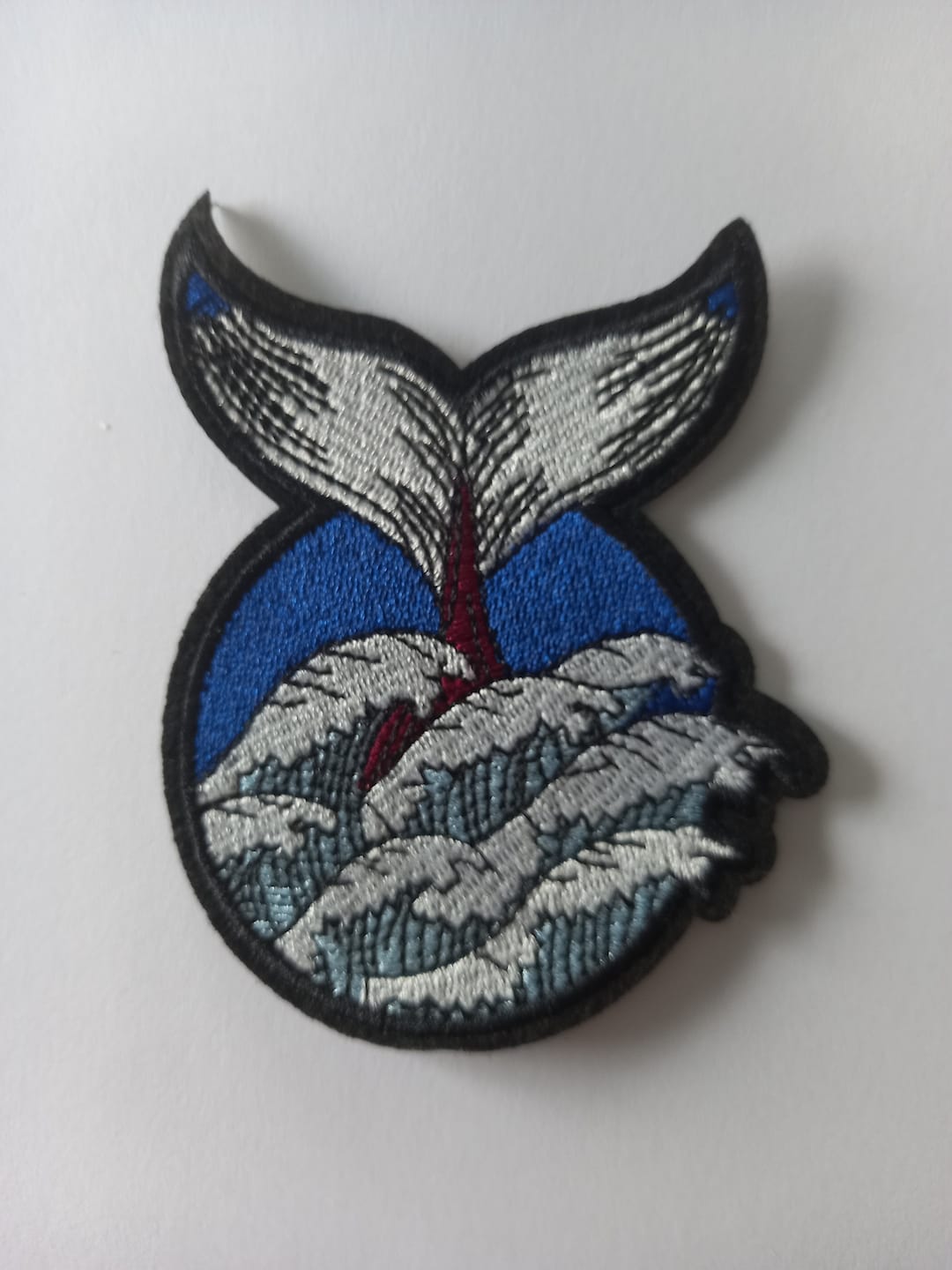 Whale Patch Crest Iron-on Sewing Whale Iron-on Patch - Etsy