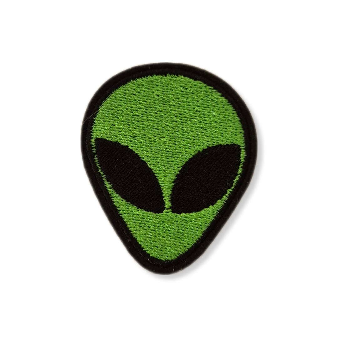 Alien, Patch, Badge, Iron-on, Embroidered, Alien Iron-on Patch - Etsy