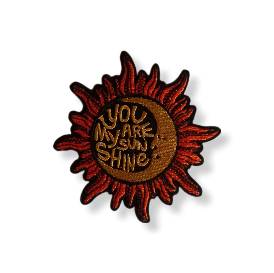 Sun, Patch, Badge, Iron-on, Embroidered, Sun Iron-on Patch - Etsy