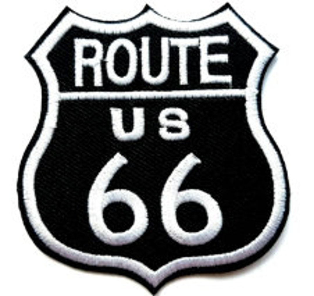 Route 66 Patch écusson Thermocollant Couture Patch Sur - Etsy