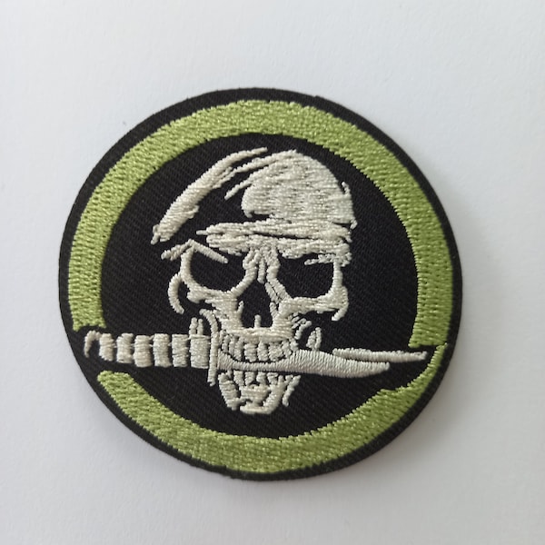 Embroidered Skull Patch - Etsy