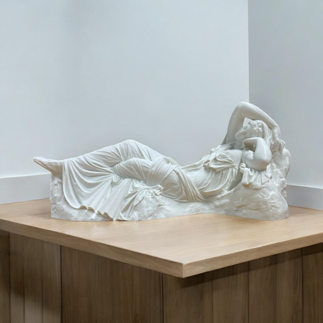Statue sleeping Ariadne in Stone Look - Etsy