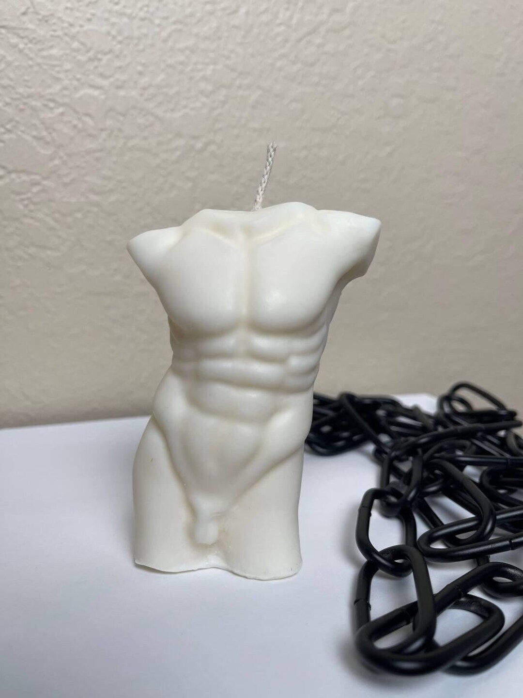 Handmade 3D MALE Body Torso Candle Scented as Sandalwood - Etsy