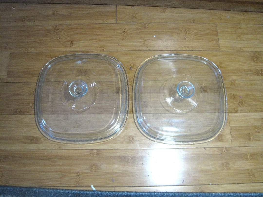 Two (2) New Pyrex LIDS A-12-C Fits A-10-B, A-4-B, and A-5-B Corning ...