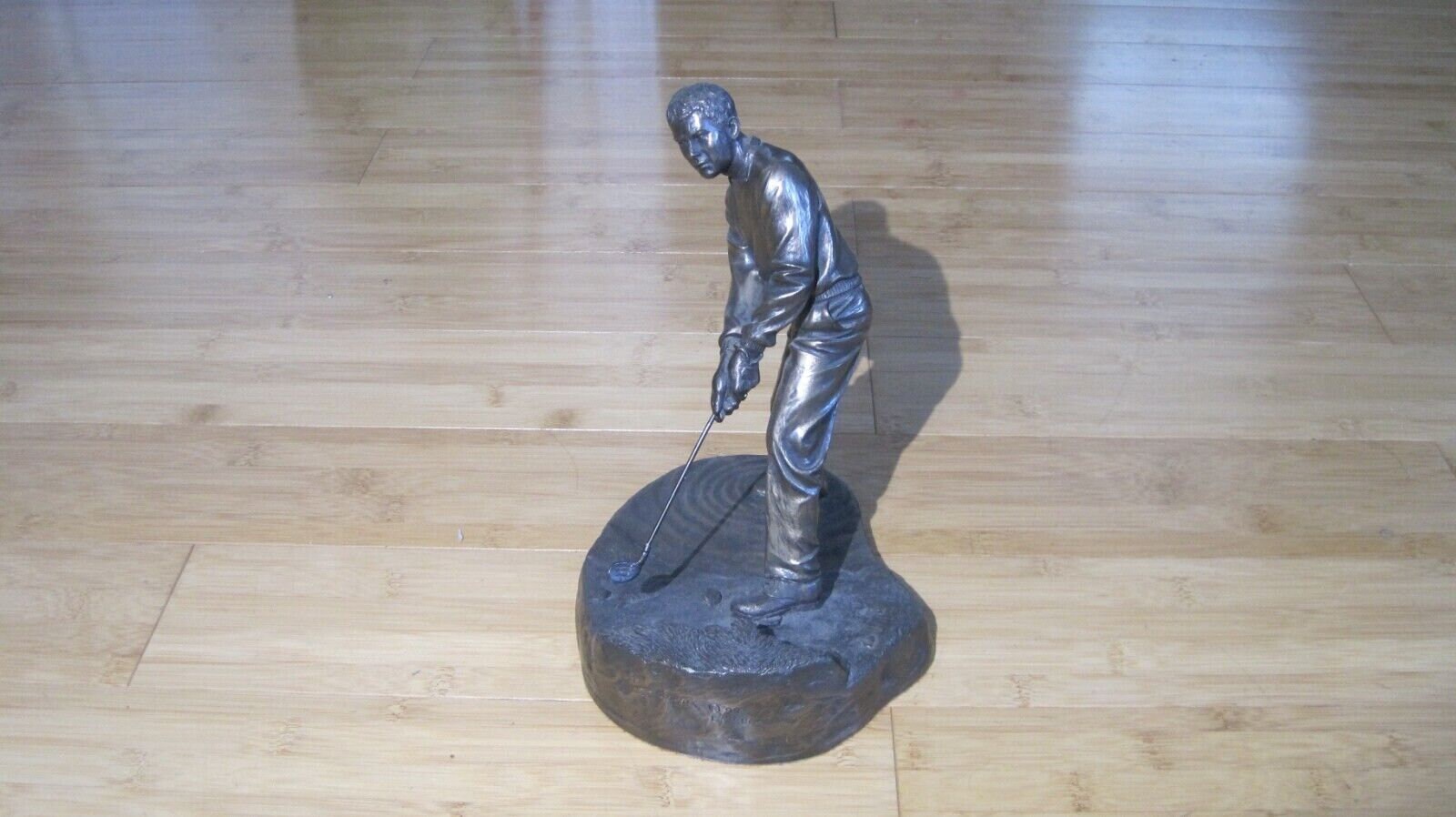 Genesis Fine Arts Bronze Statue Golfer Made in Ireland 1997. - Etsy