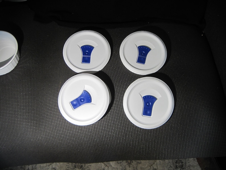 4 NEW F-16-VPC Corning Ware Lids for French White F-16-B, 16oz ...