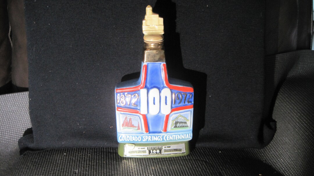 Jim Beam Colorado Springs Centennial Pike's Peak Whiskey Liquor Bottle ...