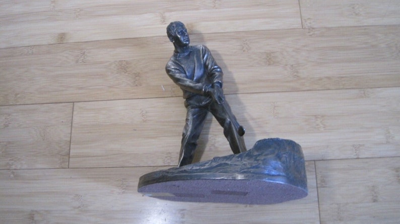 Genesis Fine Arts Bronze Statue Golfer Made in Ireland 1997. - Etsy
