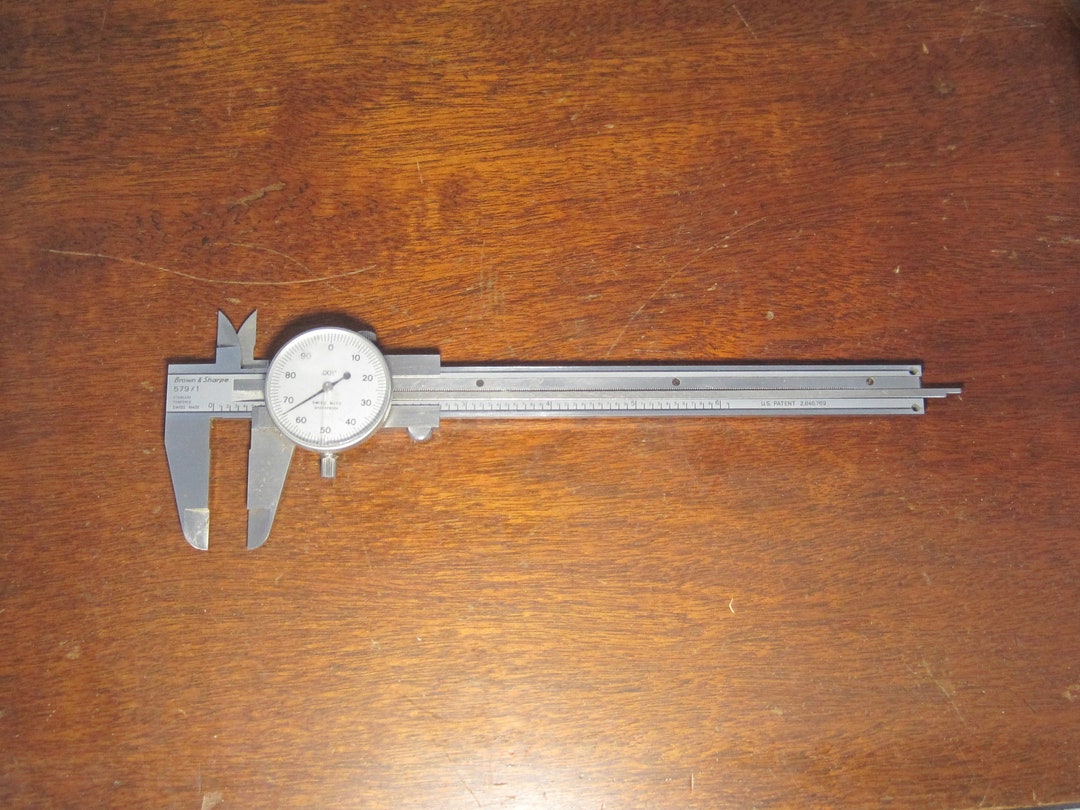 Brown & Sharpe Dial Caliper 579 1, 0 to 6 Inches - Etsy