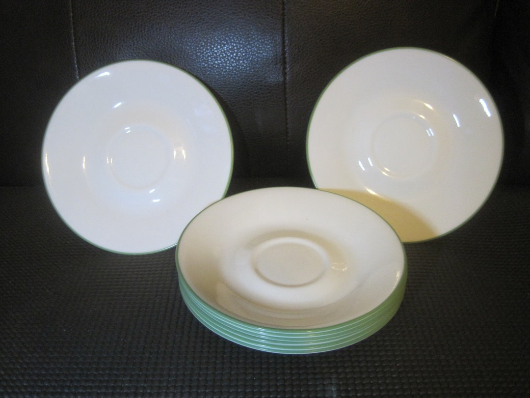 8 Corelle Saucer Plates 6 1/8 SHADOW IRIS Pattern Made - Etsy