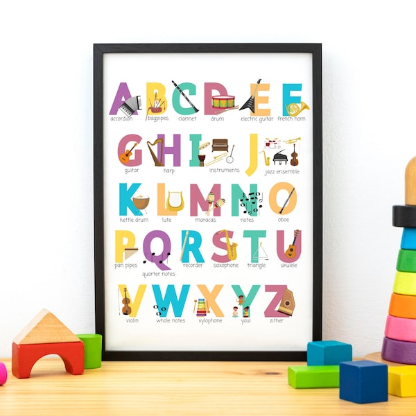 Musical Alphabet - Etsy