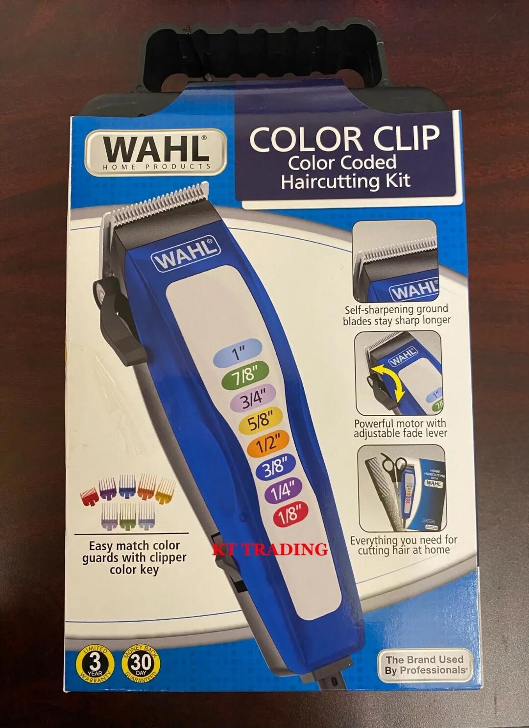 WAHL COLOR CODED Easy Matching Precision Hair Clipper Complete Home ...