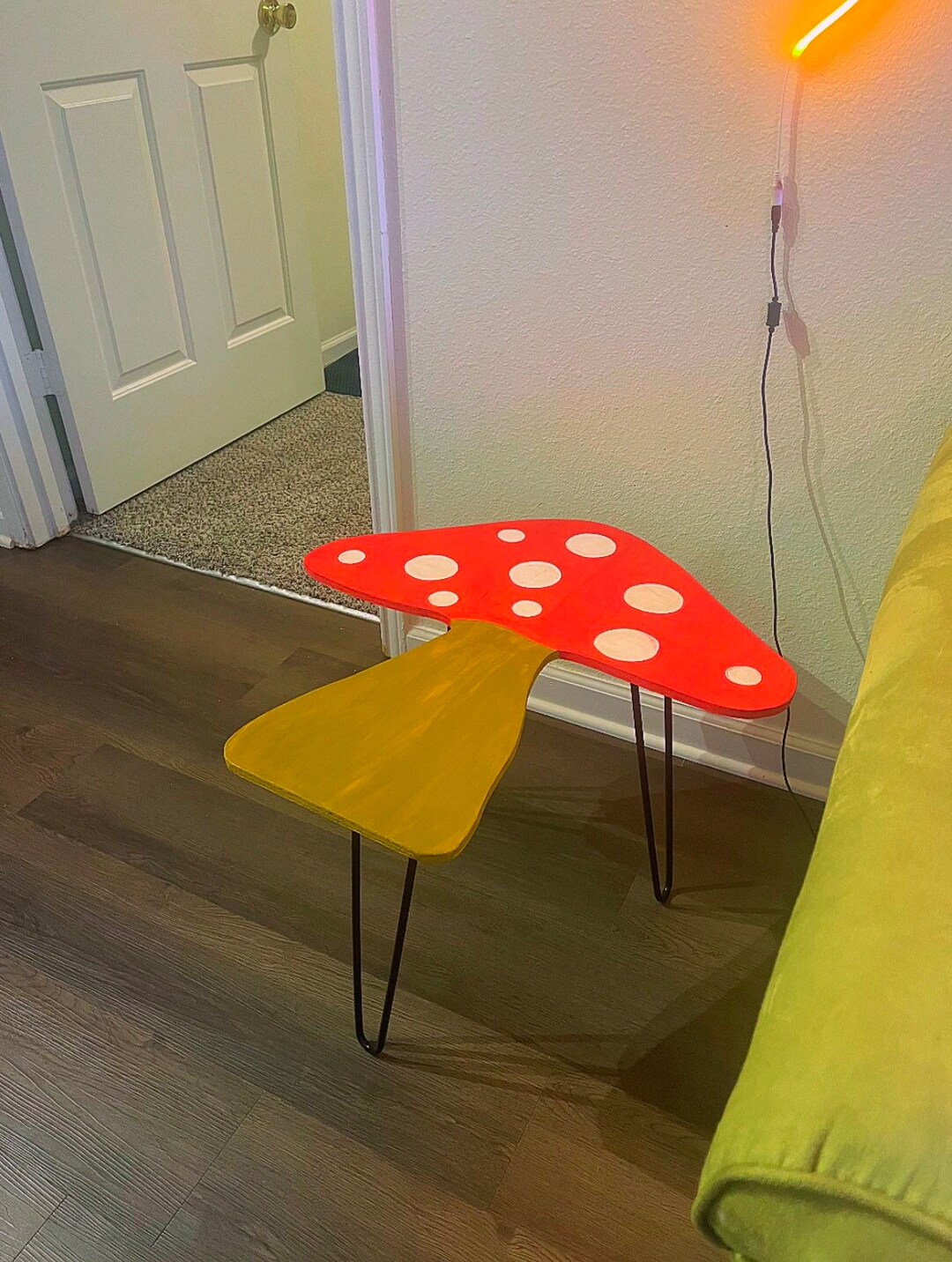 Mushroom Table | Groovy Table | Nightstand | End Table | Mushrooms ...