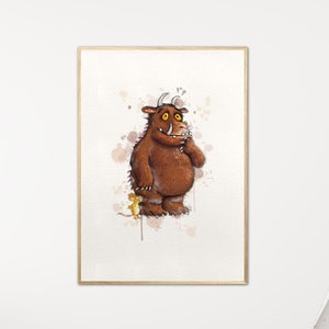 The Gruffalo and Mouse Print Wall Art Poster Gender Neutral - Etsy ...