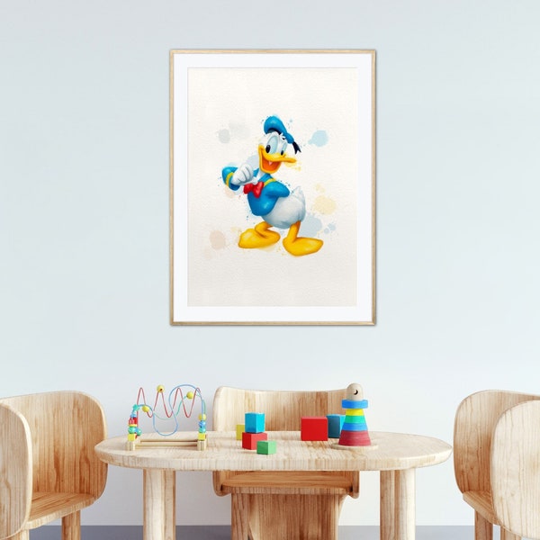 Donald Duck Poster - Etsy
