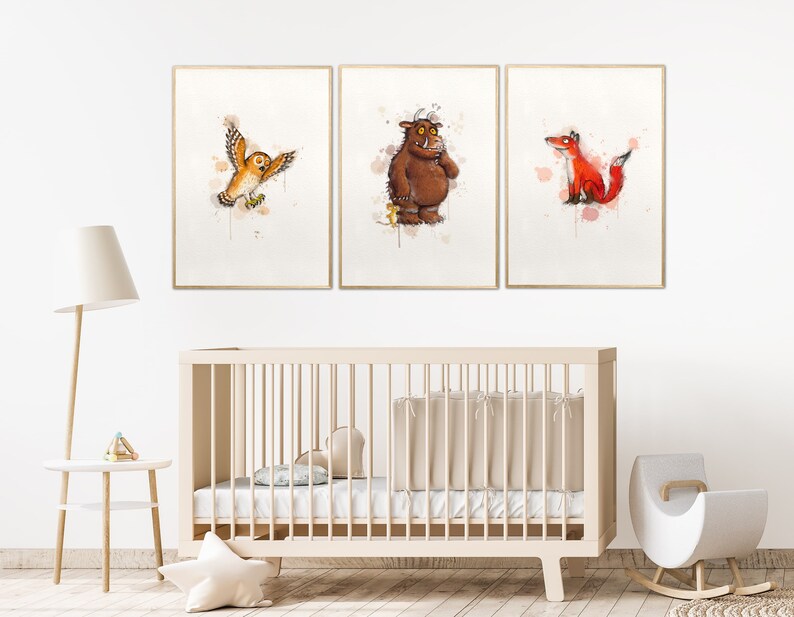 The Gruffalo Owl Print Wall Art Poster Gender Neutral - Etsy